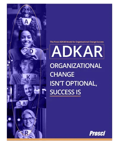 Prosci ADKAR Model for Organizational Change Success